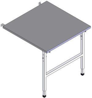 Extension table with legs one end only 60-102