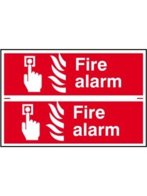 PVC Fire Alarm Signs