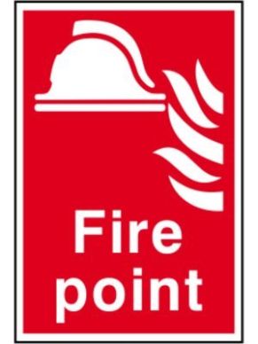 PVC Fire Point Sign