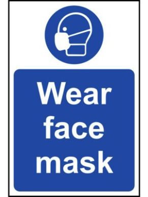 Wear Face Mask Signs