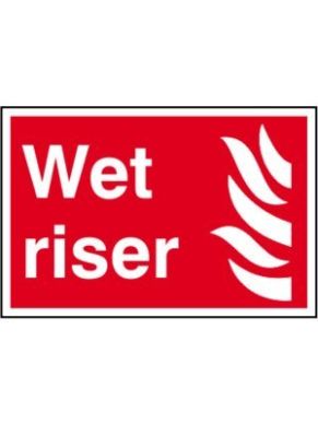 Wet Riser Sign