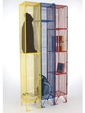 Wire Mesh Storage Lockers