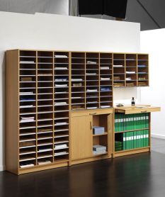 Mail Sorting Shelf Units