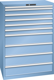 Drawer cabinet 54x36E (1023x725x1450mm) - 10 Drawers