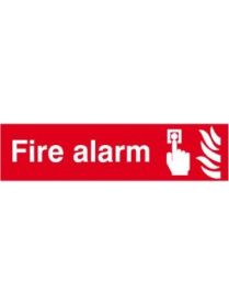 200 x 50 PVC Fire Alarm Sign