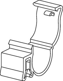 Fixing Elements for Tubes and Harnesses, for Edges - Edge Clips (EC39)