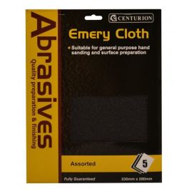Assorted Emery Cloth (Pack Of 5)