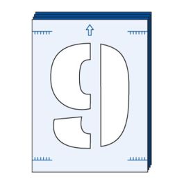 200mm Number Stencil Kit