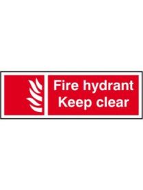 Fire Hydrant Keep Clear Signs