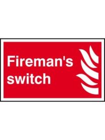 Firemans Switch Signs