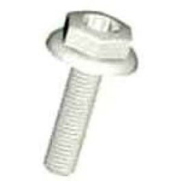 Flanged Hexagonal Screws - Natural Nylon