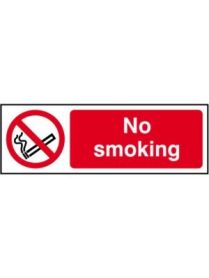 Horizontal No Smoking Signs