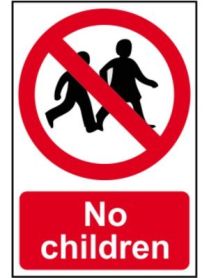 No Children Signs