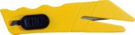 Safety cutter with guarded blade & retractable hooked blade PSC