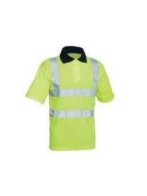 Scan Hi-Vis Yellow Polo Shirt