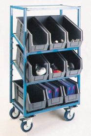 Stock Trolley with Bins GC0017 - Efficient Inventory Management ...
