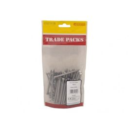 Steel Bright Oval Wire Nails - 75mm (500g)