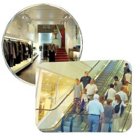 Large Format Security Surveillance Mirrors for Indoor Use