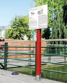 Wooden Information Panel