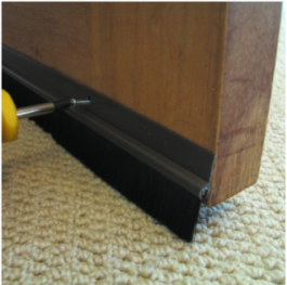 Threshold Strip Brush Screwfix - Brown - 92cm