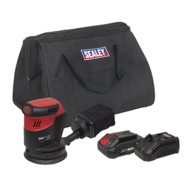 Sealey SV20 Series 125mm Cordless Orbital Palm Sander 20V 2Ah