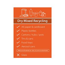 Dry Mixed Recycling: Simplified - PP (300 x 400mm)
