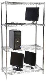 Eclipse® Chrome Wire ESD Shelving - Ideal Storage Solution for Enhanced ...