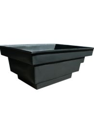 3000 Litre Large Rectangular Garden Pond - Black