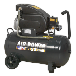 Compressor 50ltr Direct Drive 2hp 110V