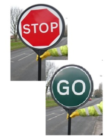 Stop/Go Sign