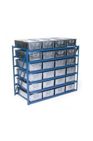 Stacking/Tilting Racks for Tote Pans