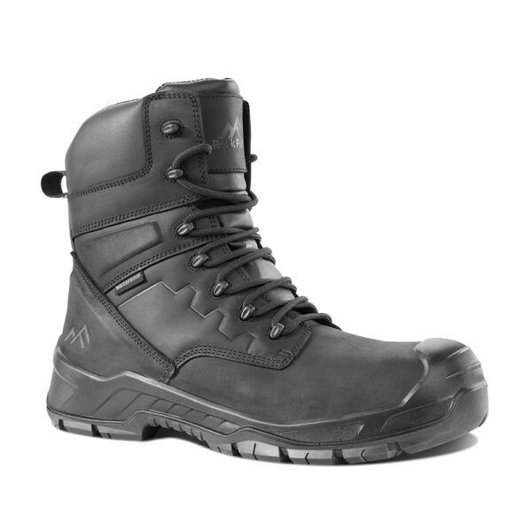 Rock Fall Boone Black High Leg Waterproof Safety Boot: Engineering ...