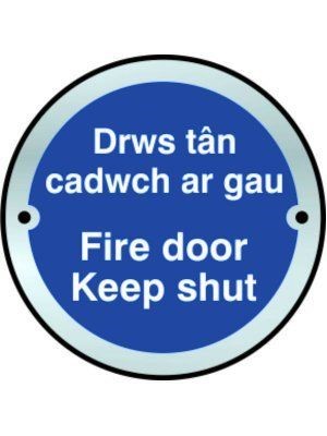English Welsh Signs: Bilingual Safety & Information Signage from Hall ...