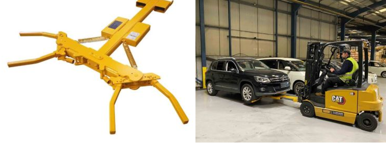 Move Cars Safely and Efficiently with the Hall-Fast Forklift Car Mover ...